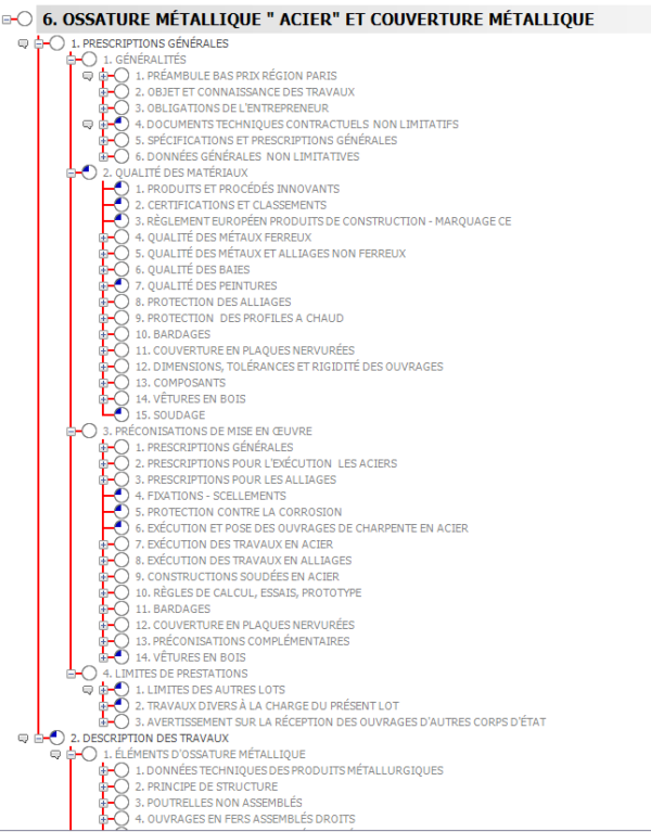 Quel modèle pour un CCTP d'ossature métallique acier ? | Multidoc